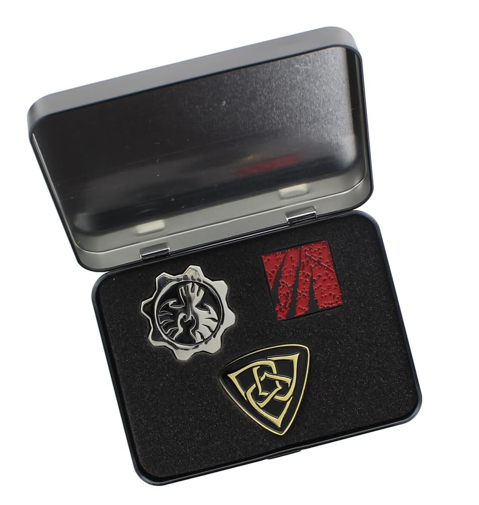 Gears of War 4 Collectible Faction Pins, Set of 3 in Presentation Tin ...