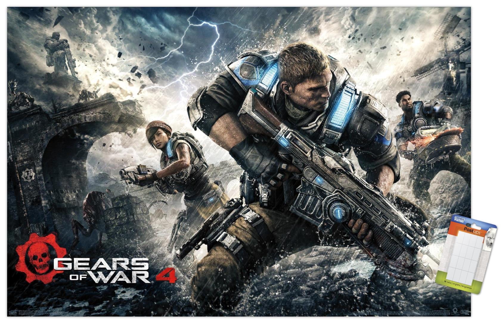 Gears of War 4 - Key Art Wall Poster, 22.38 x 34 - Walmart.com