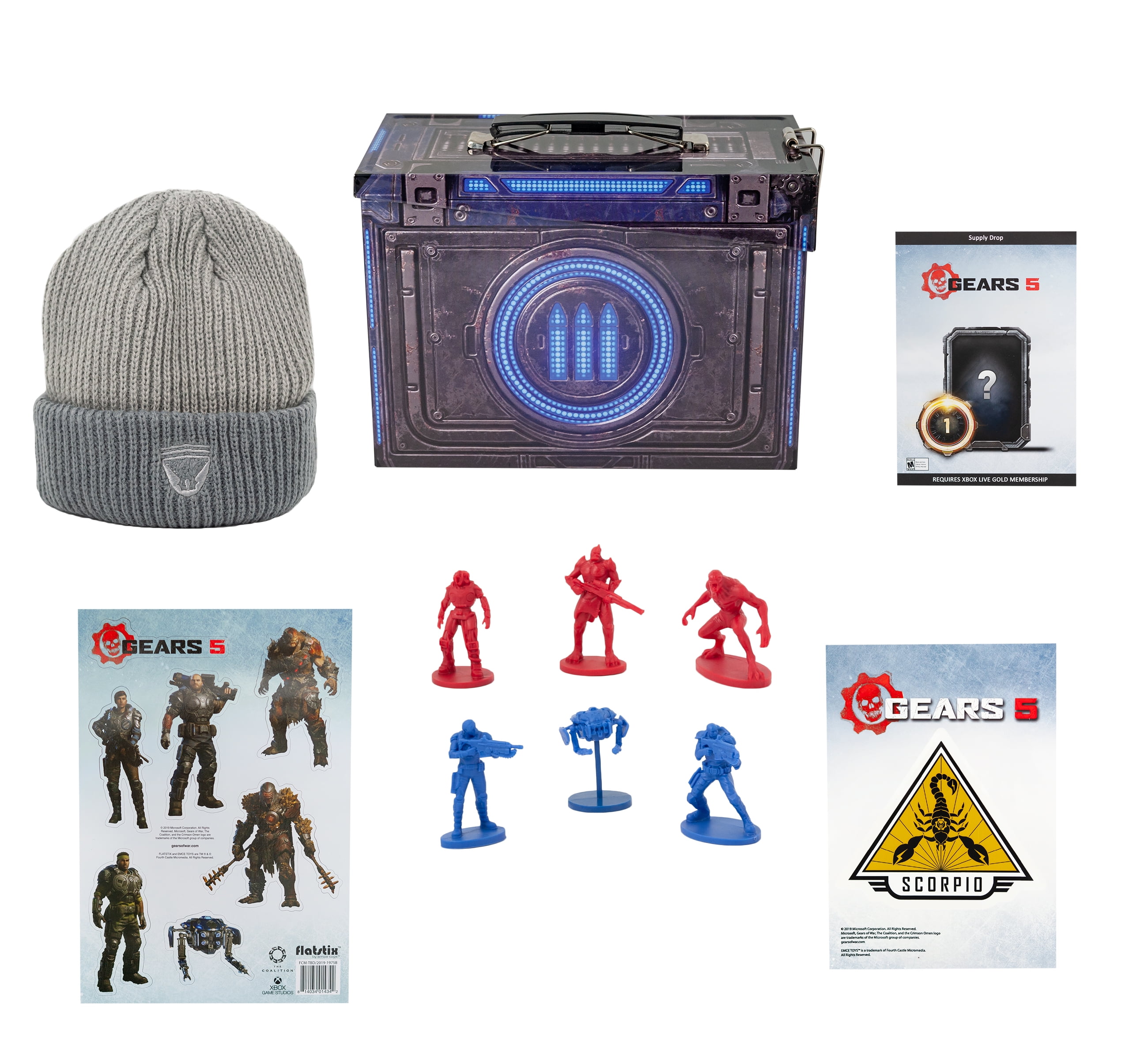 Gears of War 5 Collector's Looksee Bundle with Exclusive Ammo Tin ...