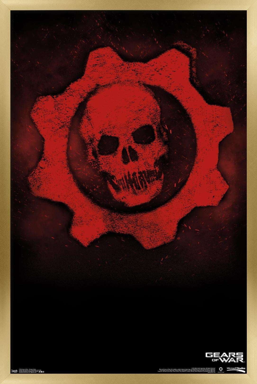 Gears of War - Crimson Omen Wall Poster, 22.38 x 34, Framed - Walmart.com