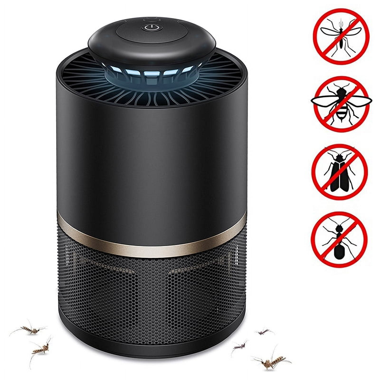 Gearup Black Mosquito Killer Trap Indoor for Kids UV Light for Bugs ...