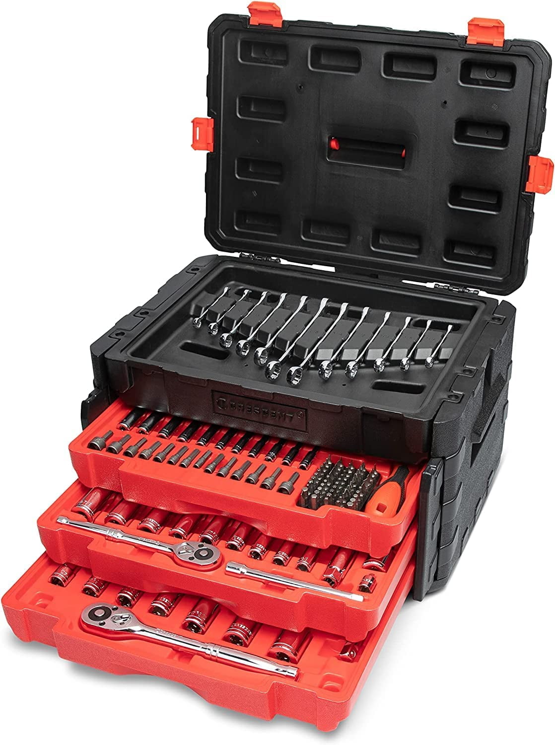 Gearwrench CTK229C 229 Piece 1/4" 3/8" & 1/2" Drive Mechanics Hand Tool ...