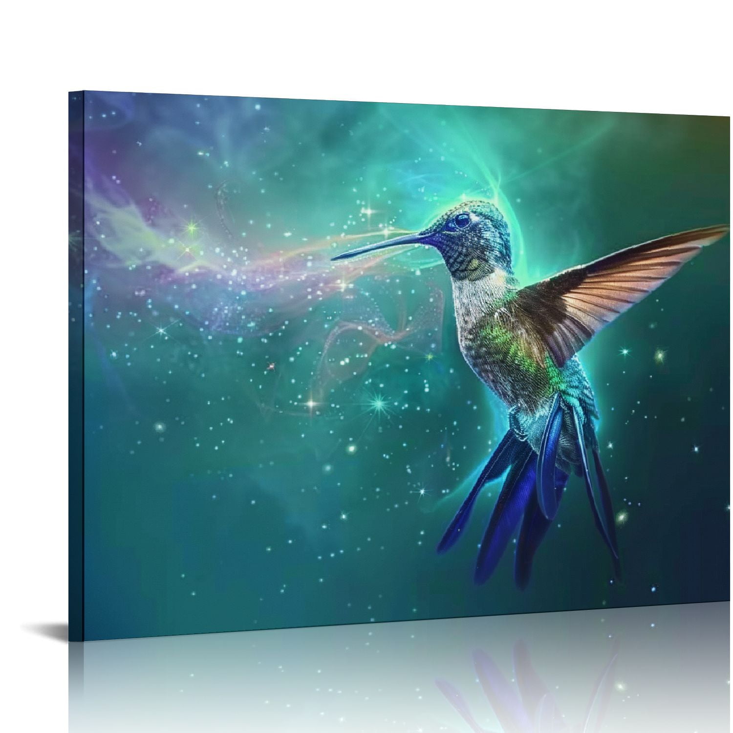 Geataych Hummingbird Posters Watercolor Bird Animal Canvas Prints ...