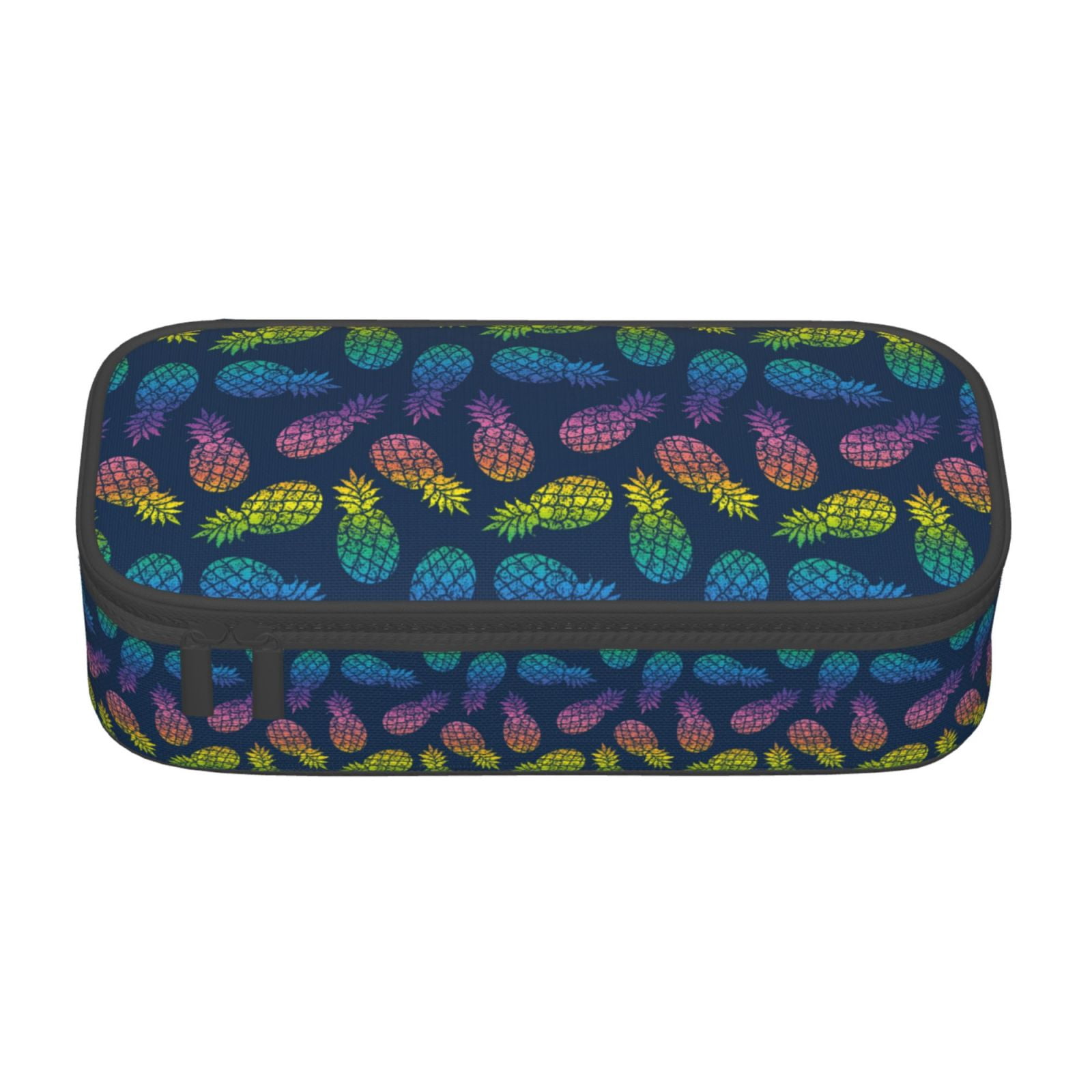 Geaub abstract bright pineapple fruit retro super large storage pencil ...