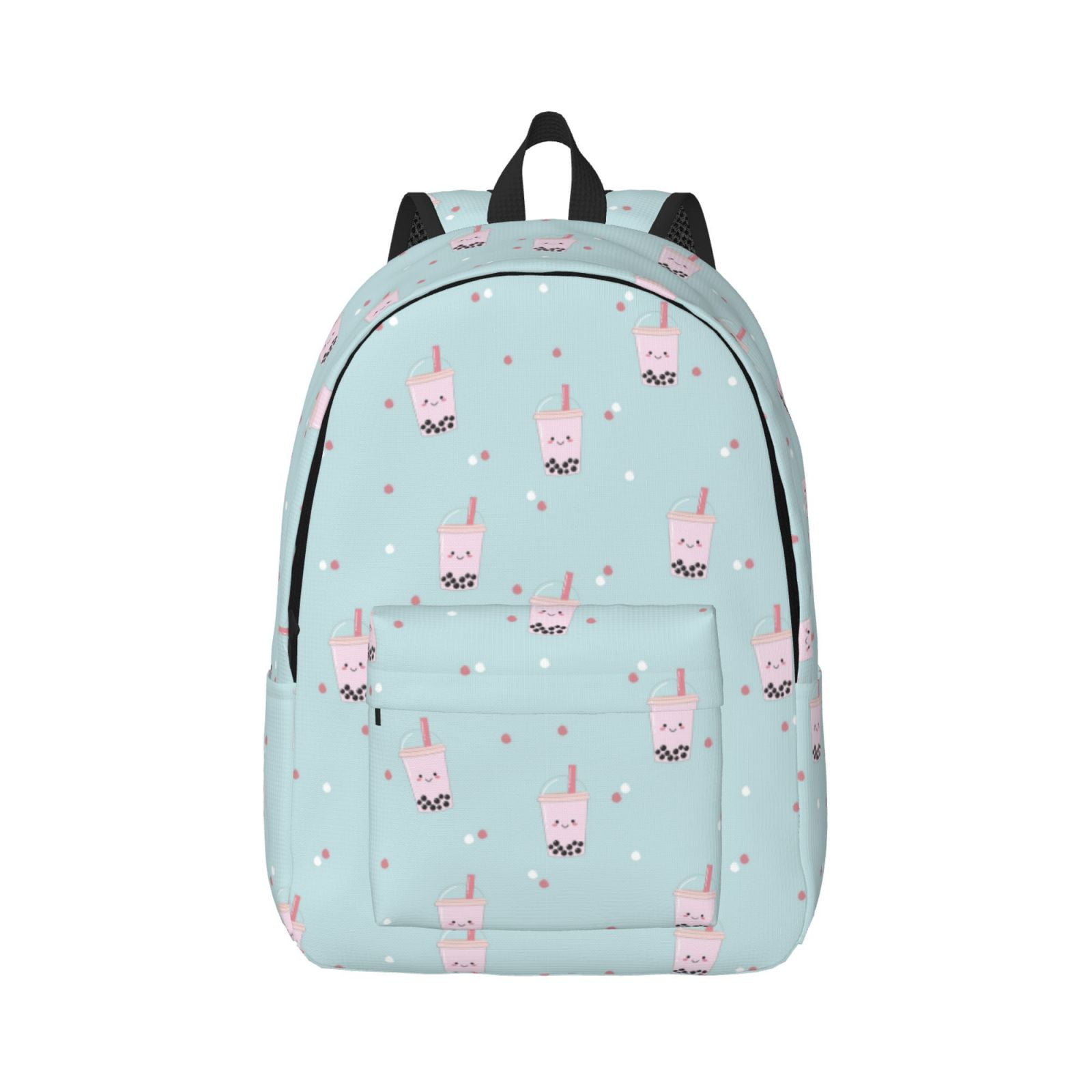 Geaub boba milk tea f durable canvas backpack: stylish, lightweight ...