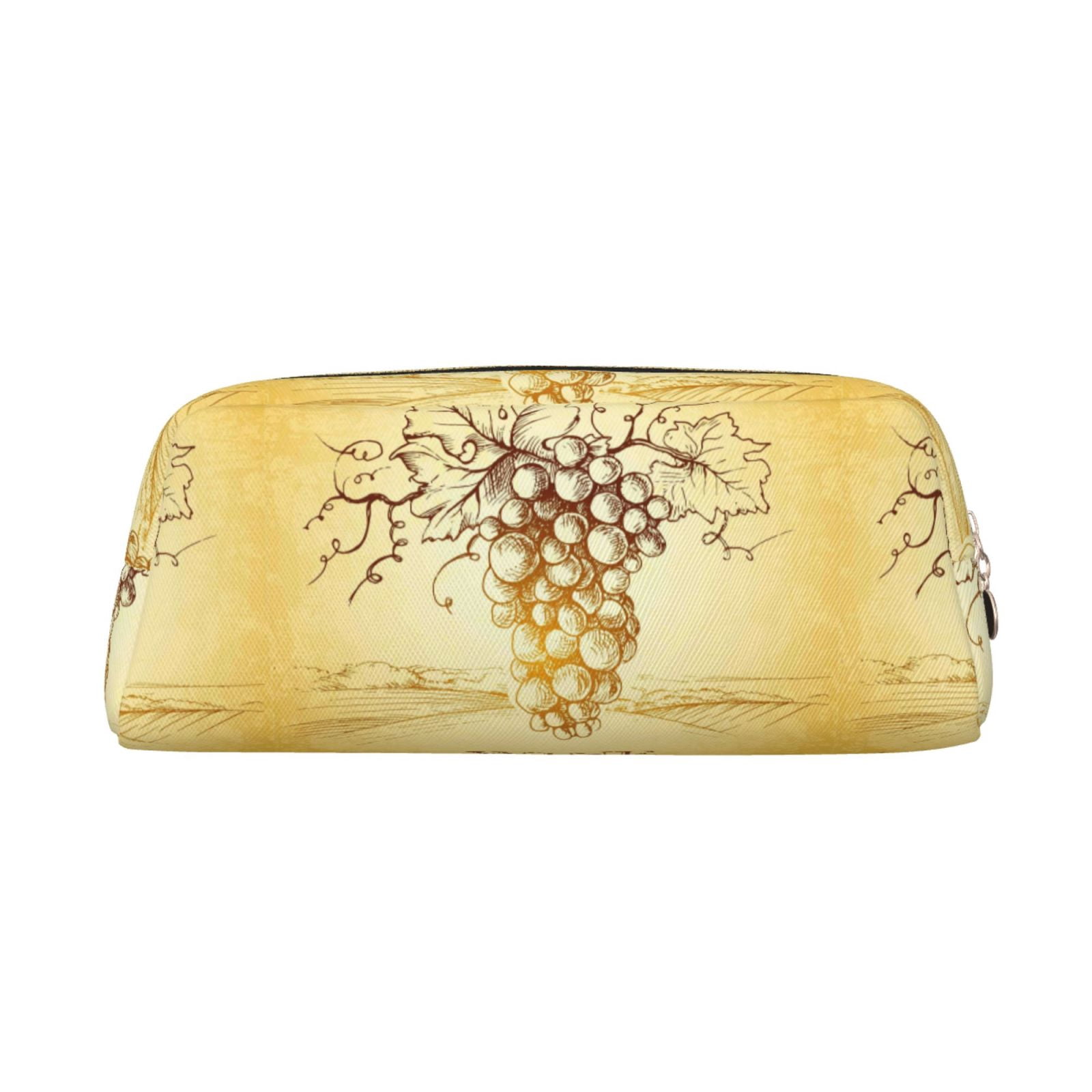 Geaub bunch of grapes versatile leather pencil case - spacious, durable ...