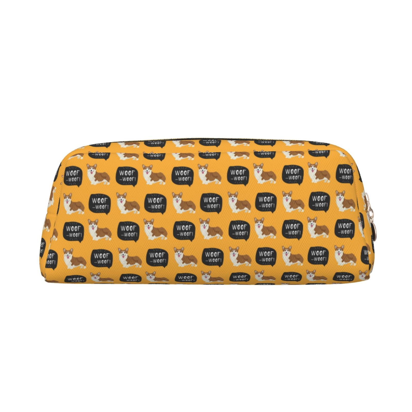 Geaub corgi versatile leather pencil case - spacious, durable, multi ...