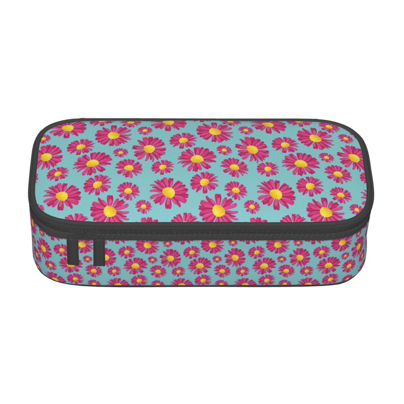Geaub daisies flowers super large storage pencil case - multi ...