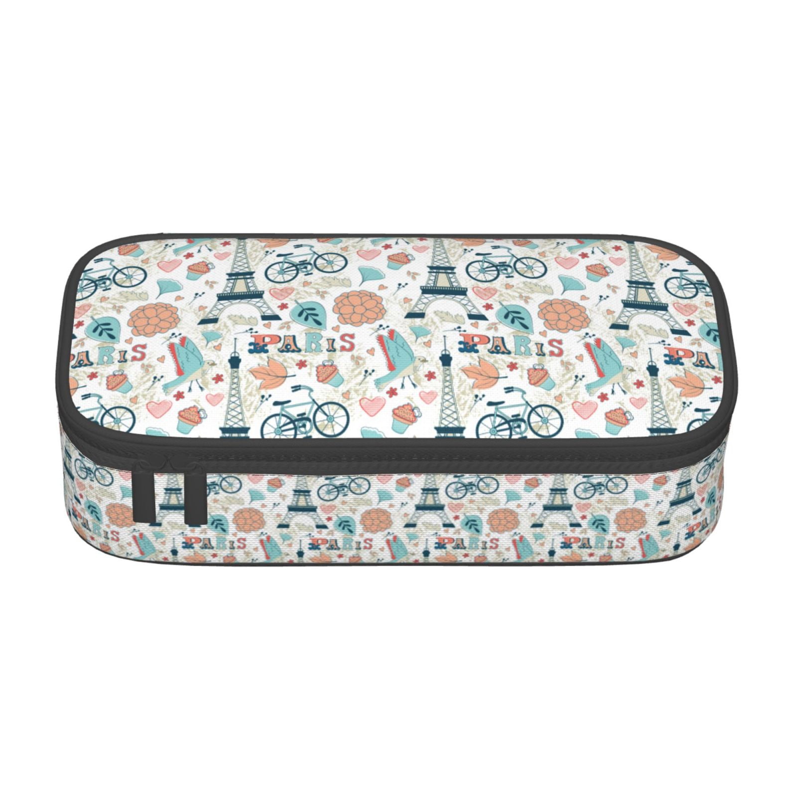 Geaub eiffel tower super large storage pencil case - multi-compartment ...