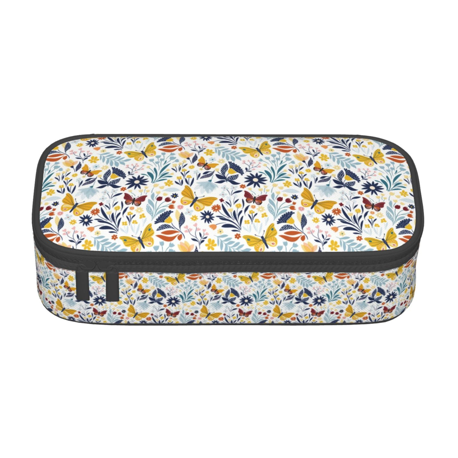 Geaub flowers butterfly super large storage pencil case - multi ...