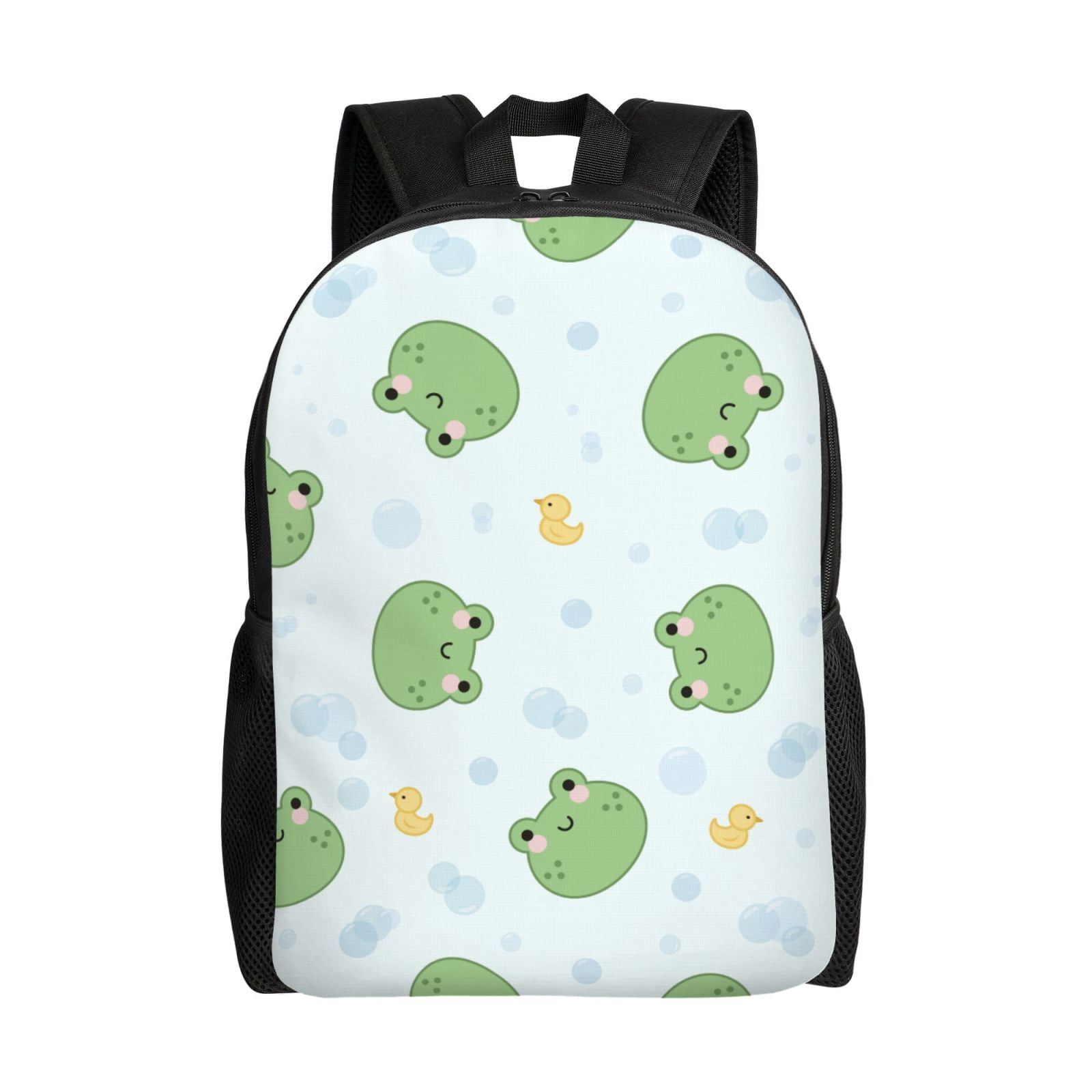 Gaeub Kawaii Frogs Print Unisex Backpacks, College Bookbag,Daypack with ...