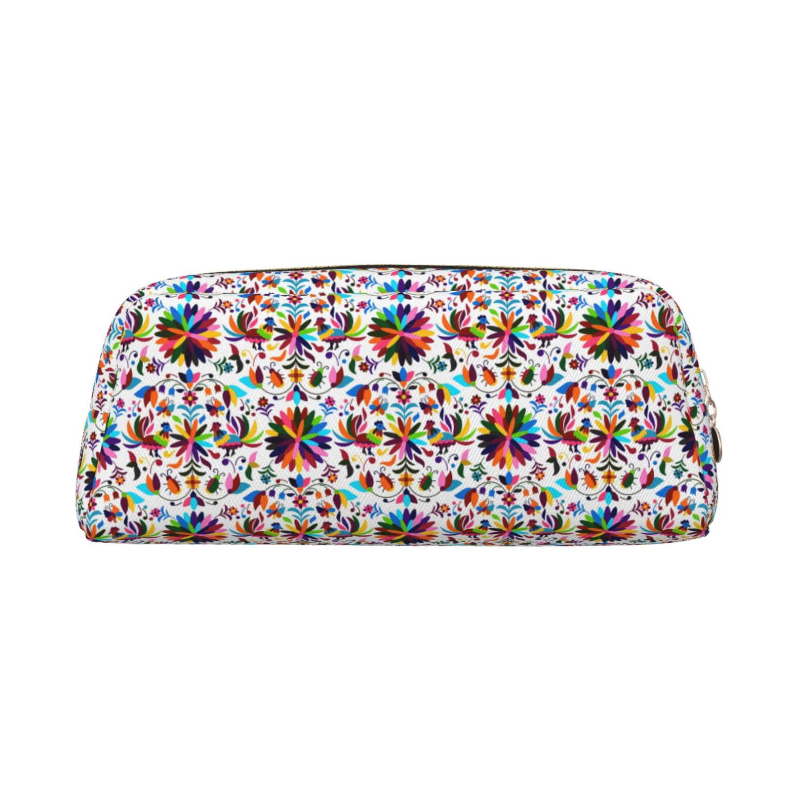 Geaub mexican bright style versatile leather pencil case - spacious ...