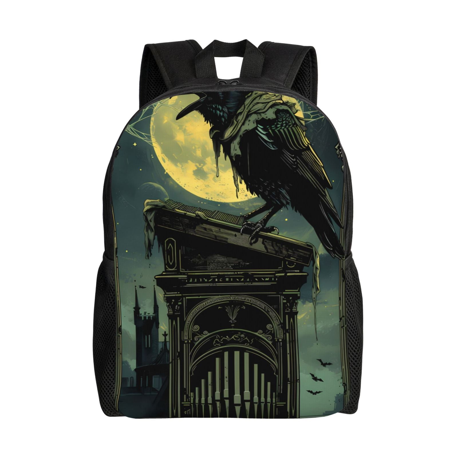 Geaub moonnight sky crow ultimate comfort and style: the perfect compact backpack for college ...