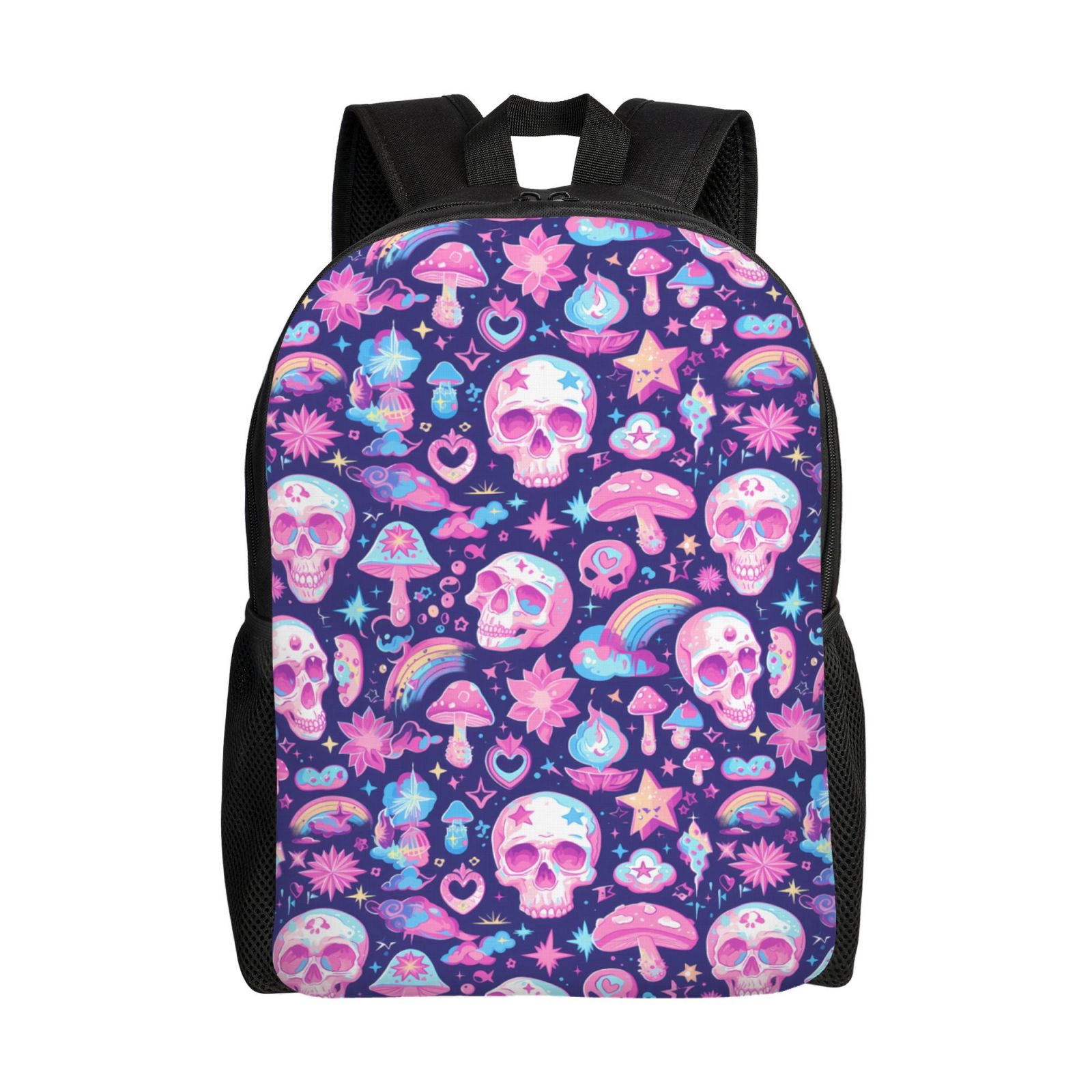 Geaub mushroom rainbow color skull ultimate comfort and style: the ...