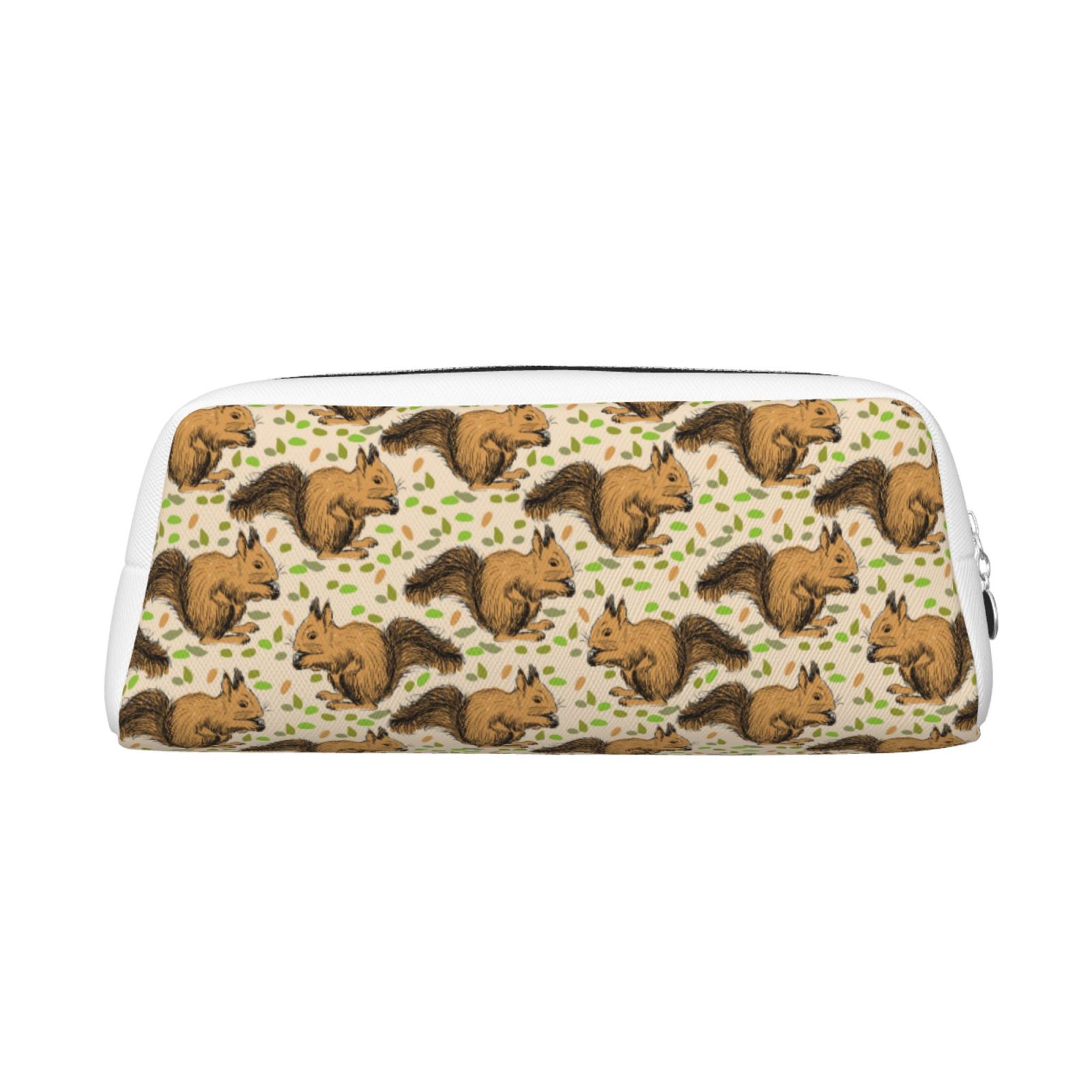 Geaub retro squirrel versatile leather pencil case - spacious, durable ...