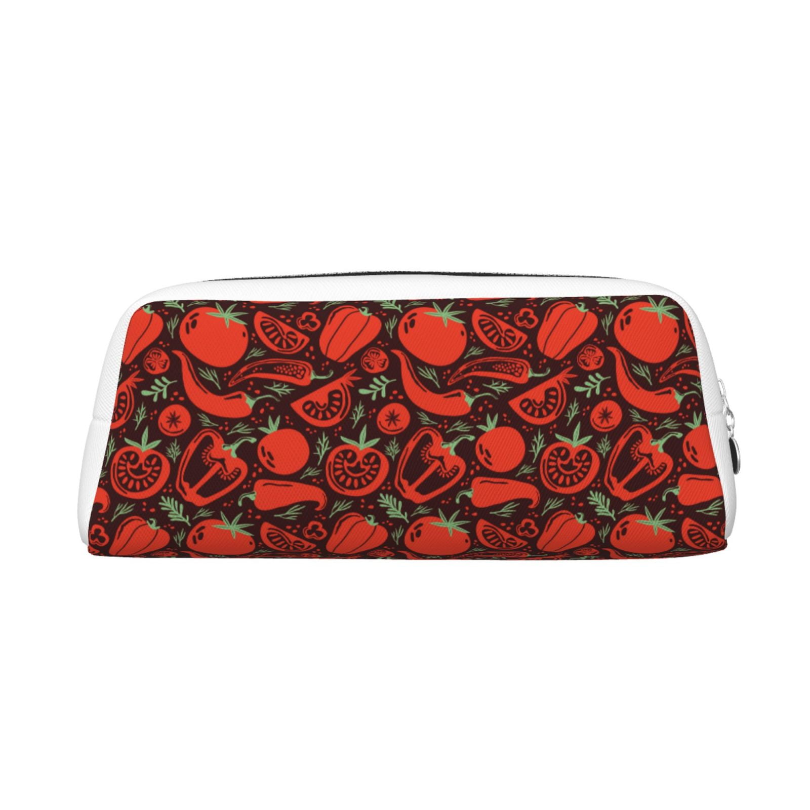 Geaub tomatoes and chili versatile leather pencil case - spacious ...