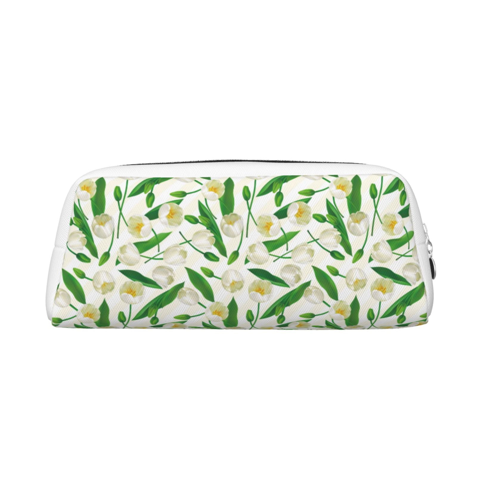 Geaub tulips flowers versatile leather pencil case - spacious, durable ...