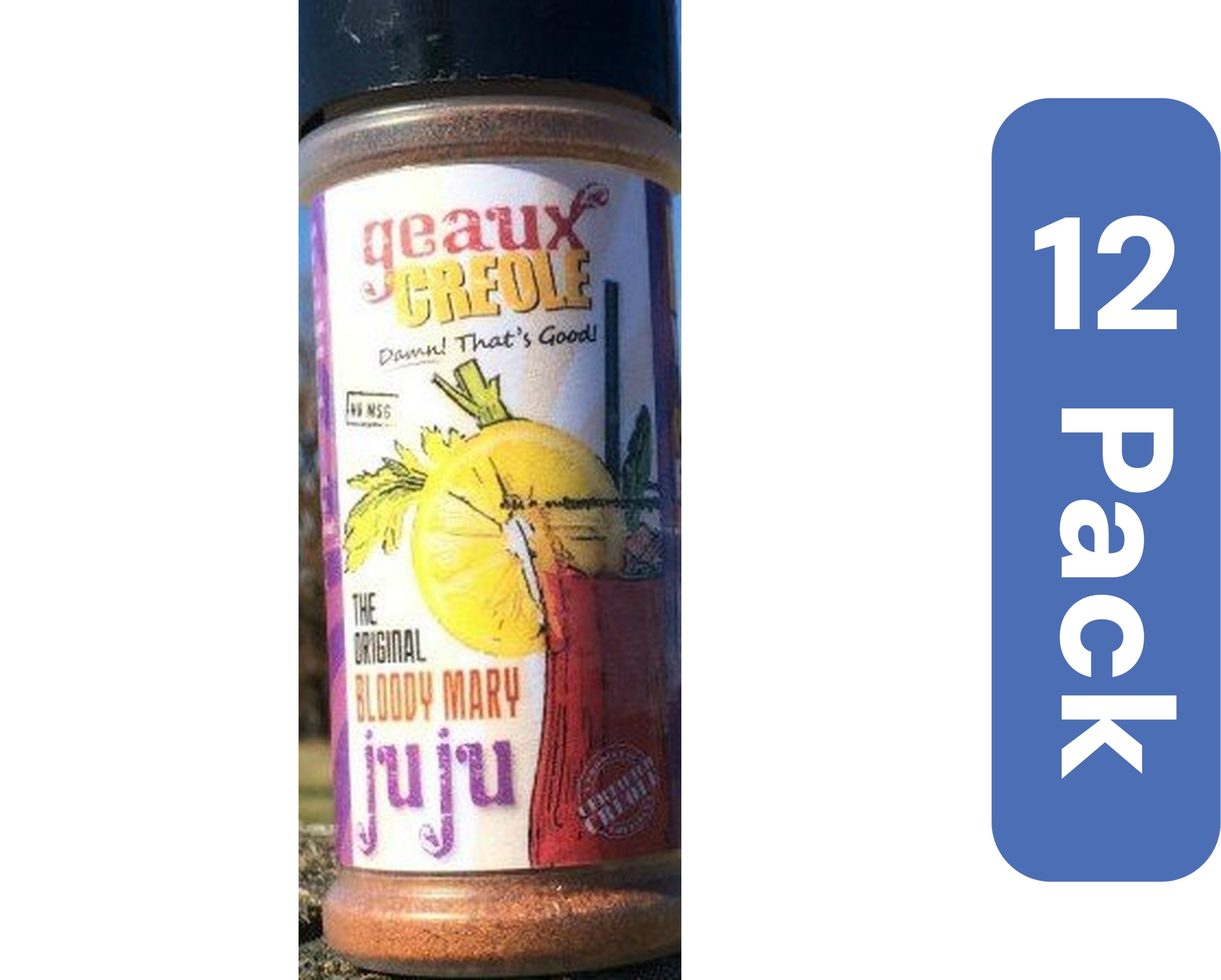 Geaux Creole Bloody Mary Juju Spice Mix 5 oz (Pack Of 12) - Walmart.com