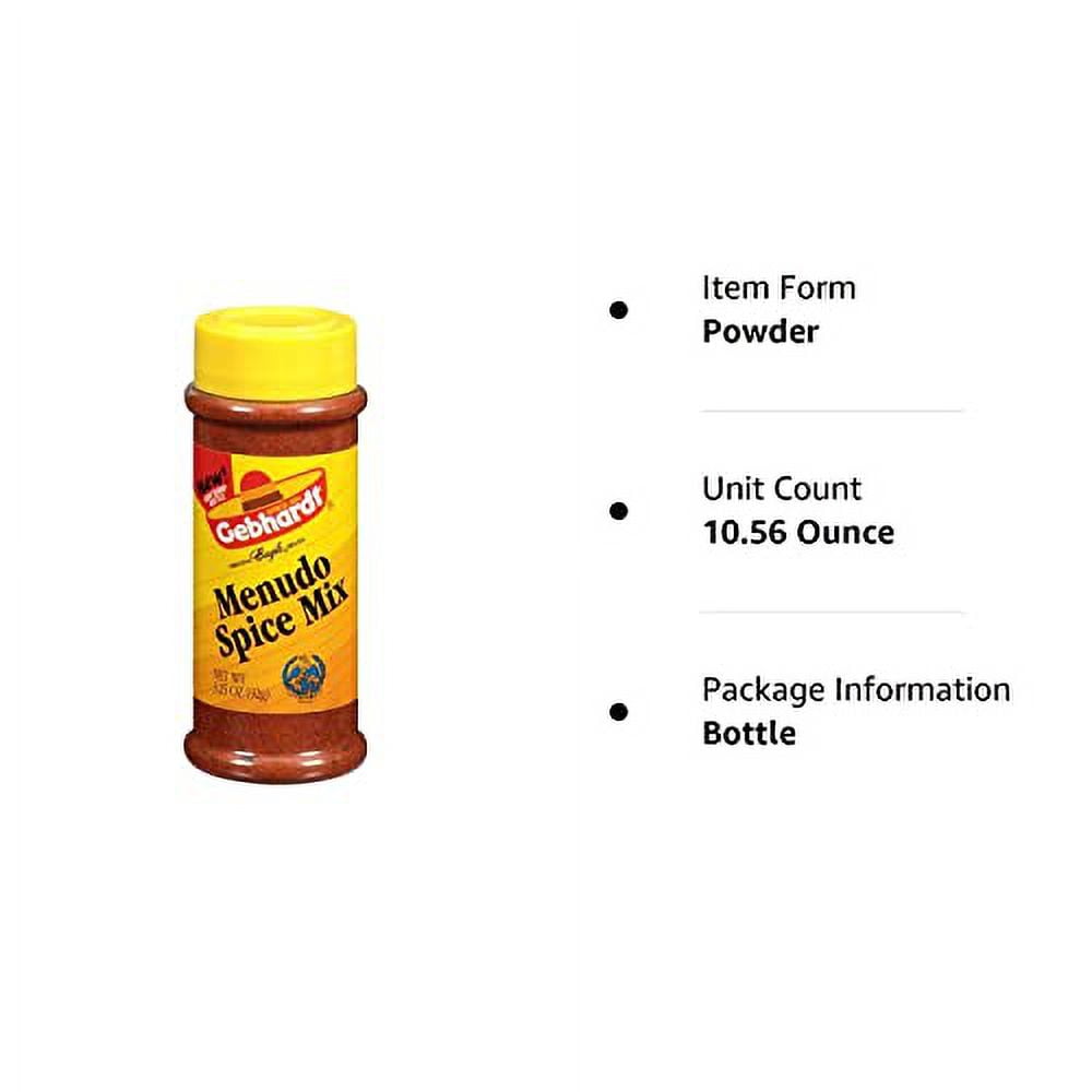 Gebhardt Menudo Spice Mix 3.25oz Bottle (Pack of 3) - Walmart.com