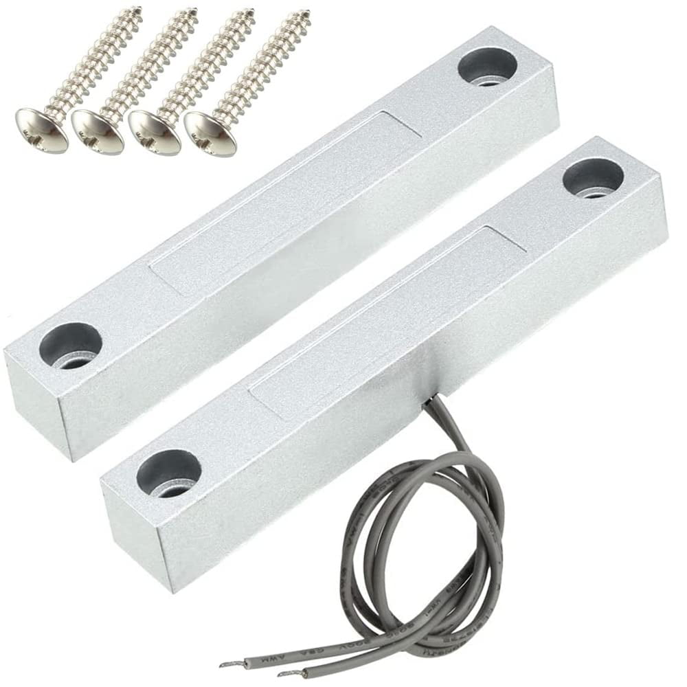 Gebildet Home Security Wired Rolling Door Contact Magnetic Reed Switch ...