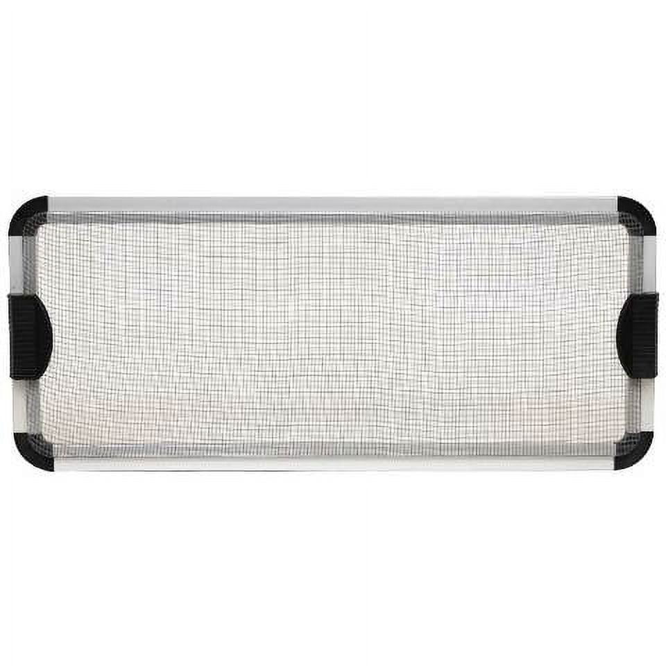 Gebo Boat Hatch Screen 84.55.00.55 | 19 5/8 x 8 5/8 Inch Gray Aluminum ...