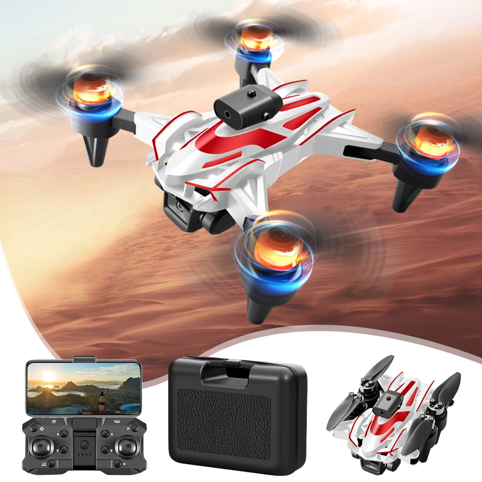 Gecau Brushless Motor Drone Foldable Drone Versatile Drone Drone For ...