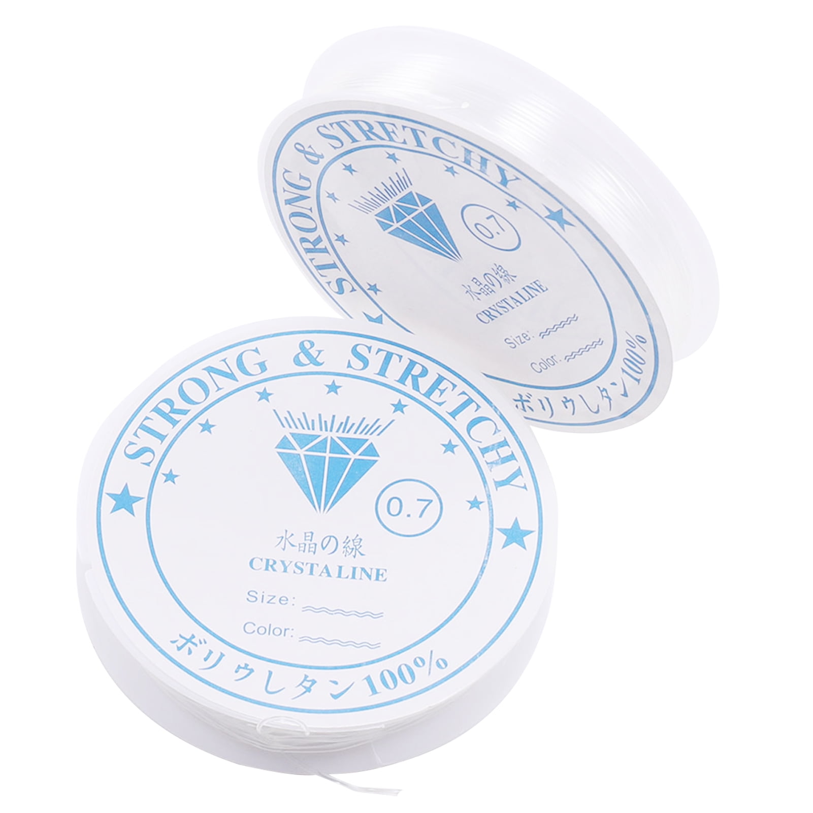 Gecheer 0.8mm Elastic Bracelet String 26ft Strong Stretchy Beading ...