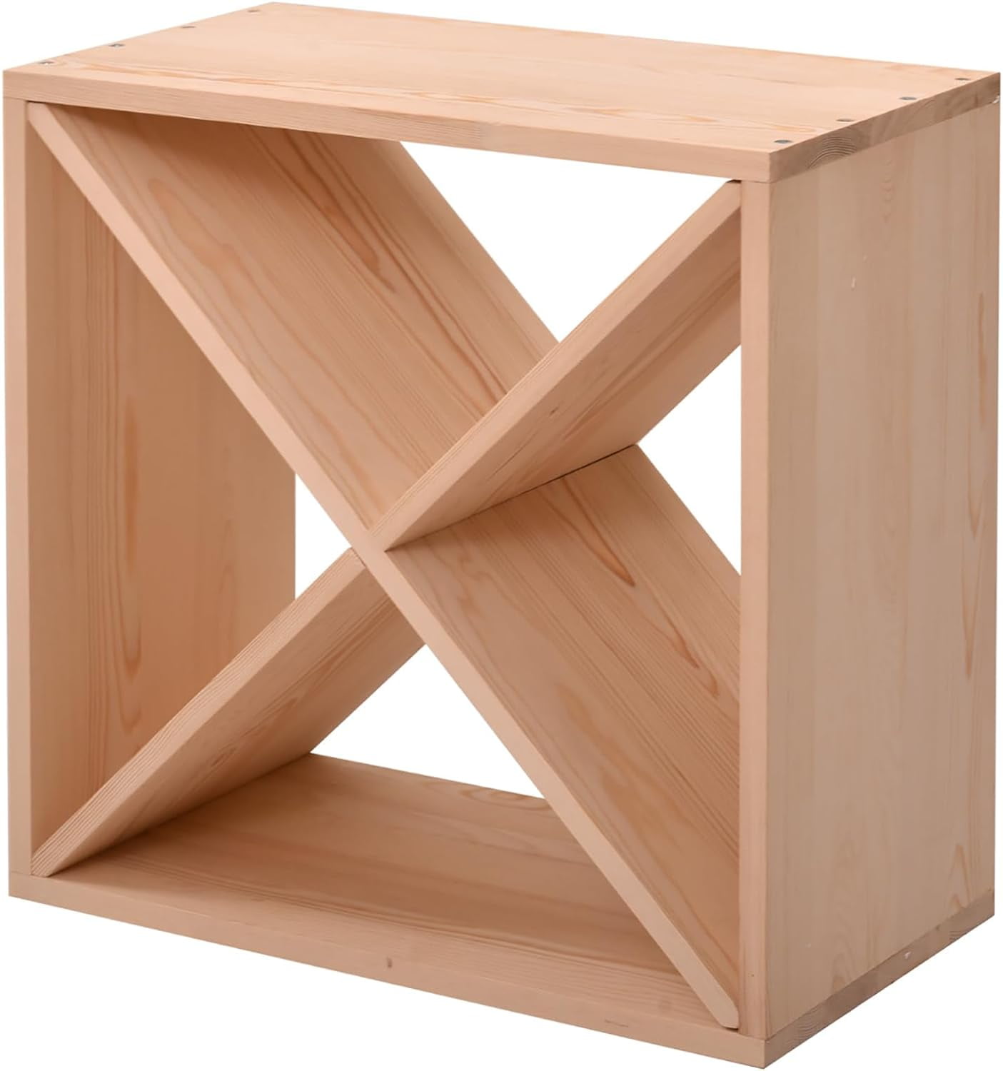 Gecheer Modular Wine Rack 24 Bottle, Stackable Wine Storage Cube for ...