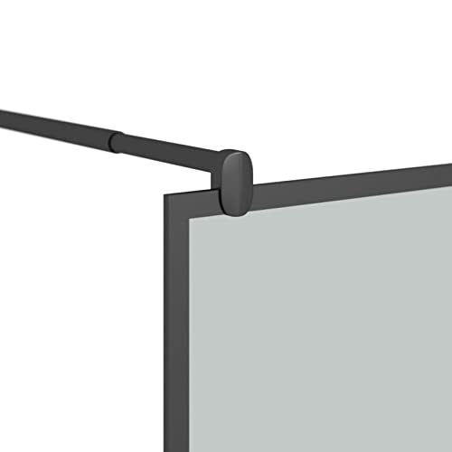 Gecheer Walk-in Shower Screen Dark Tempered Glass 31.5"x76.8",Shower ...