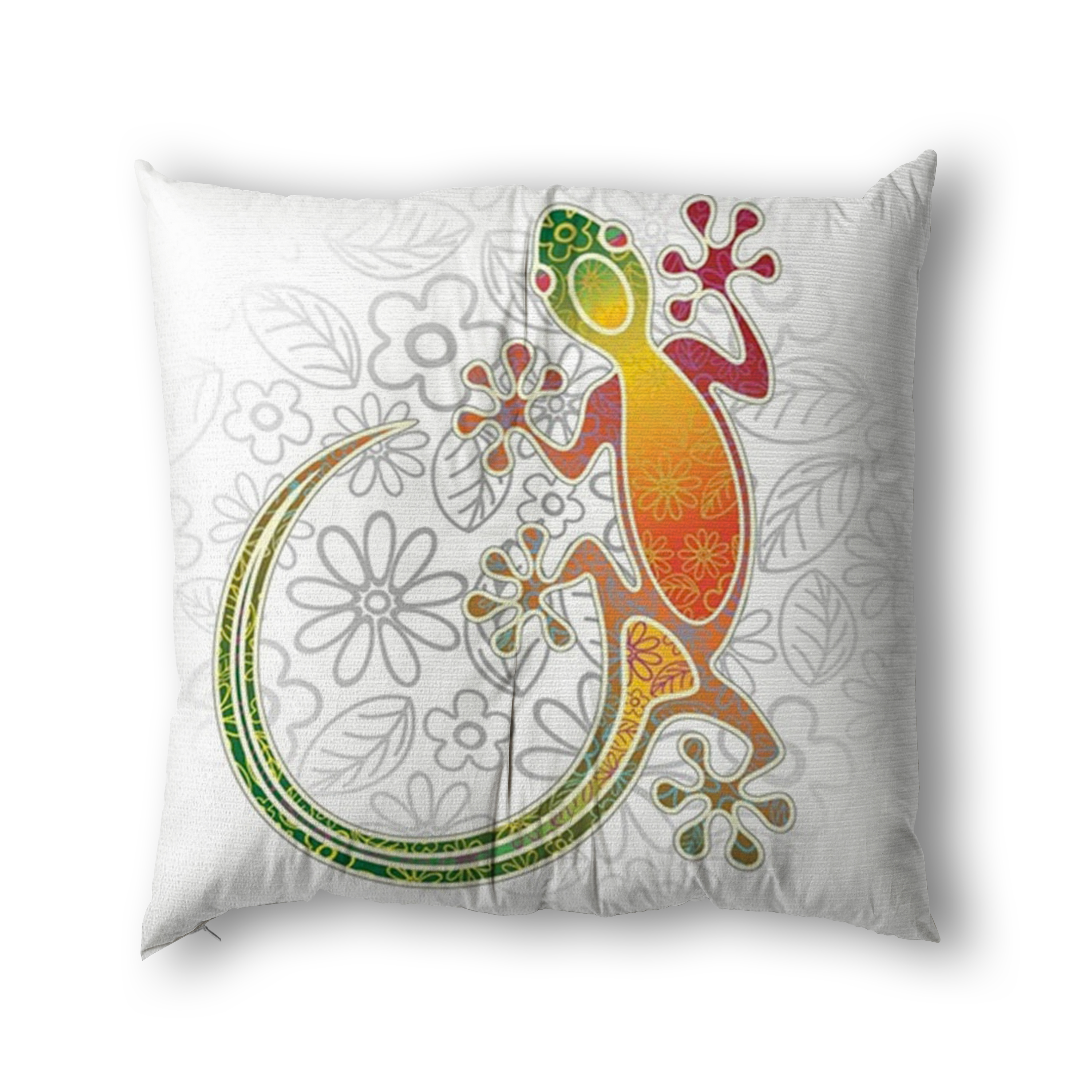 Gecko,20x20in Throw Pillow Covers,Gecko Lizards,Home Decor for Couch ...