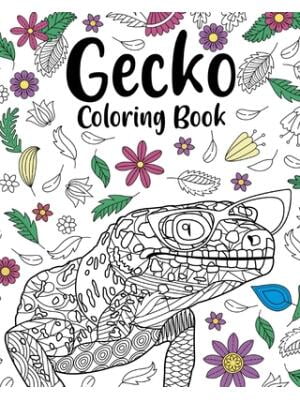 Gecko Coloring Book : Coloring Books for Gecko Lovers, Mandala Style ...