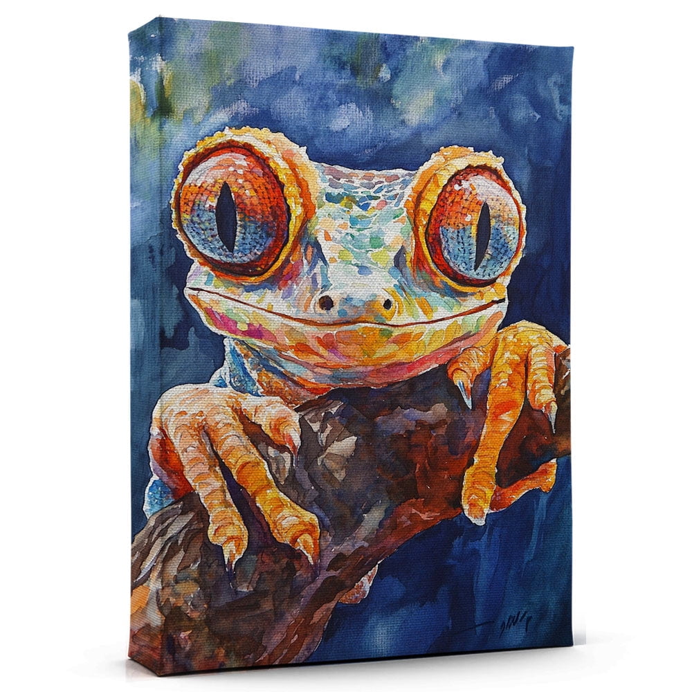 Gecko Gargoyle Canvas Wall Art For Bedroom Office Wall Decor Gecko ...