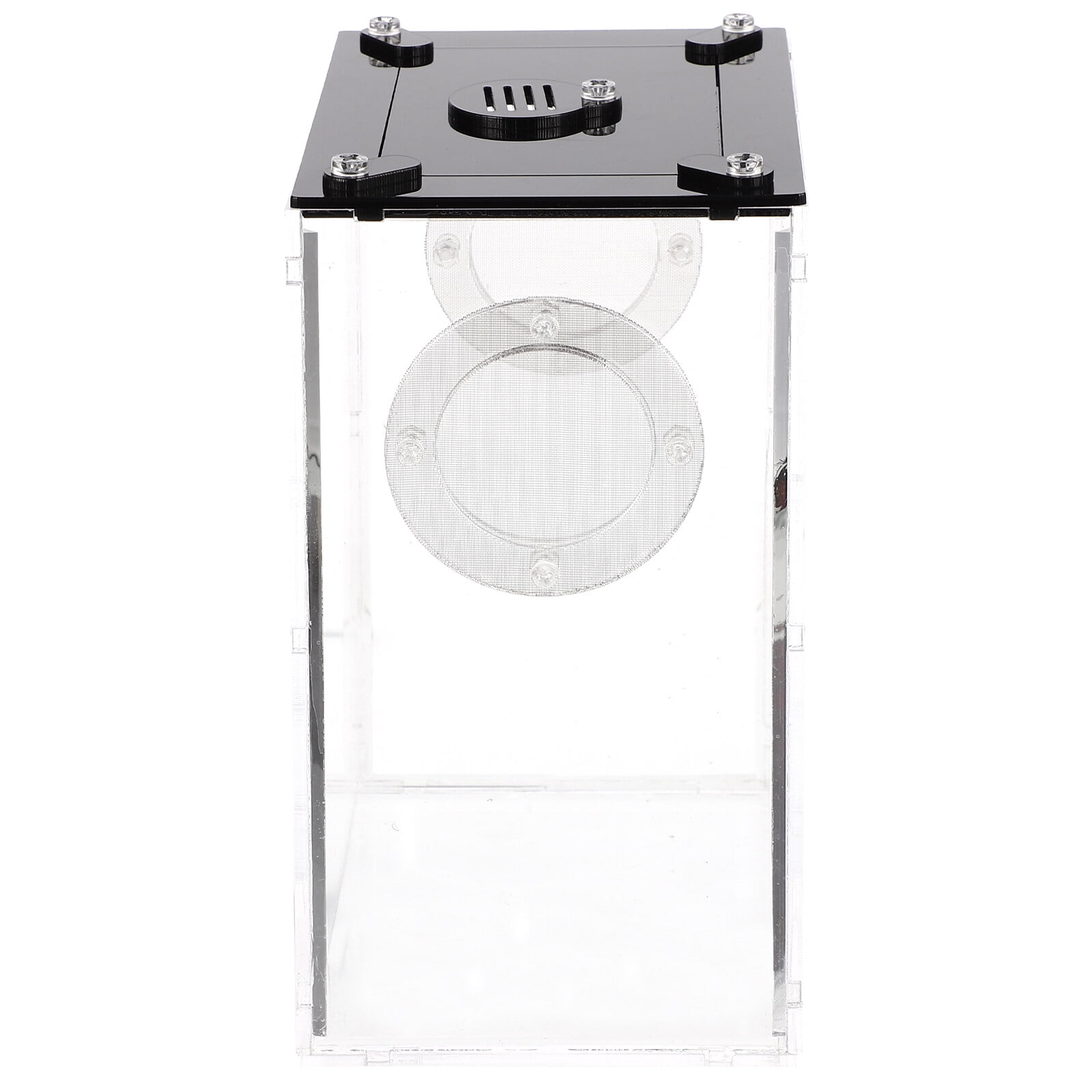 Gecko Kit Reptile Pet Terrarium Acrylic Enclosure Portable Box Clear ...