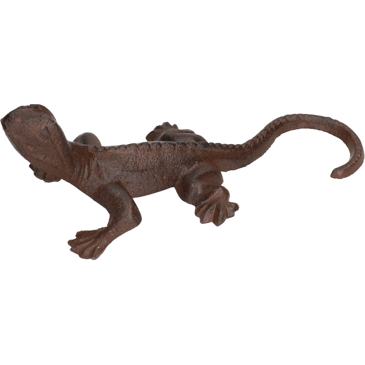 Gecko Lizard Garden Sculpture Ornament Statue Metal Decoration Animal ...