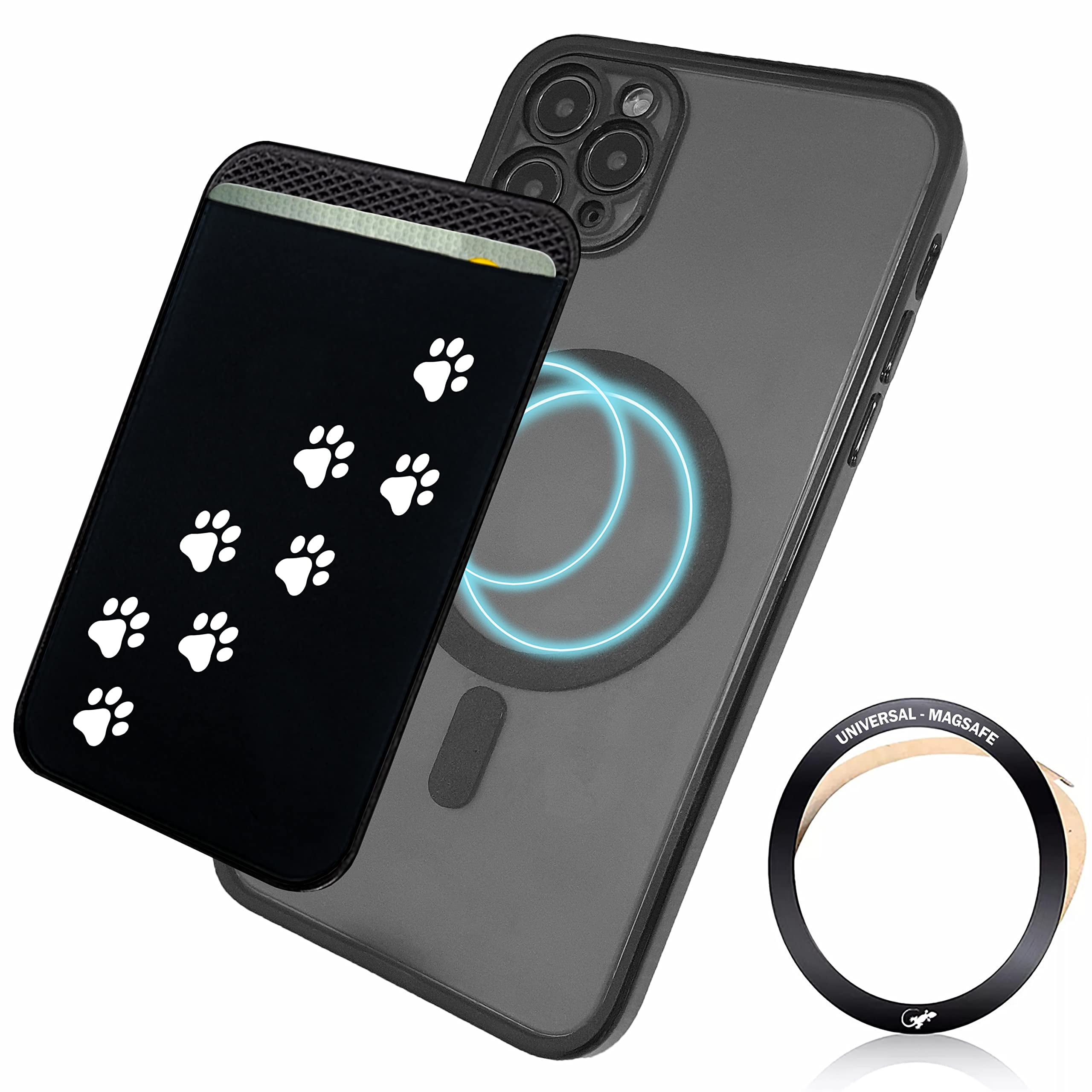 Gecko Magnetic Wallet Universal Magsafe for any Phone - Card Holder for ...