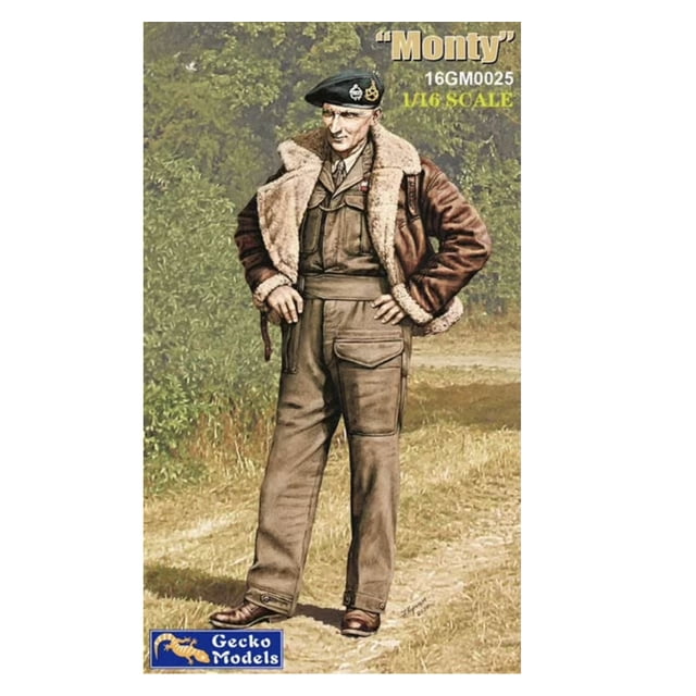 Gecko Models 16GM0025 1/16 WWII Monty Military Figure Assembly Model ...