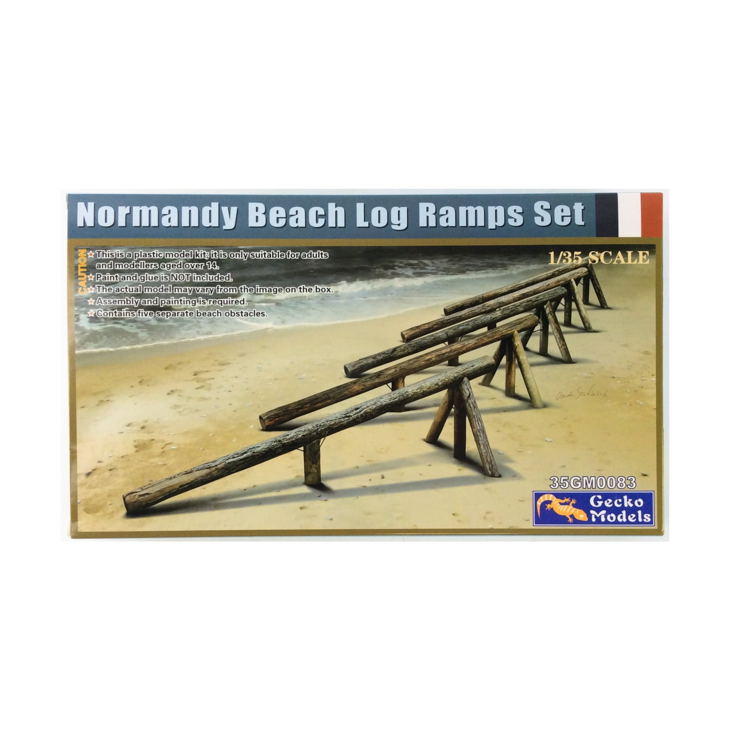 Gecko Models Normandy Beach Log Ramps Set New - Walmart.com