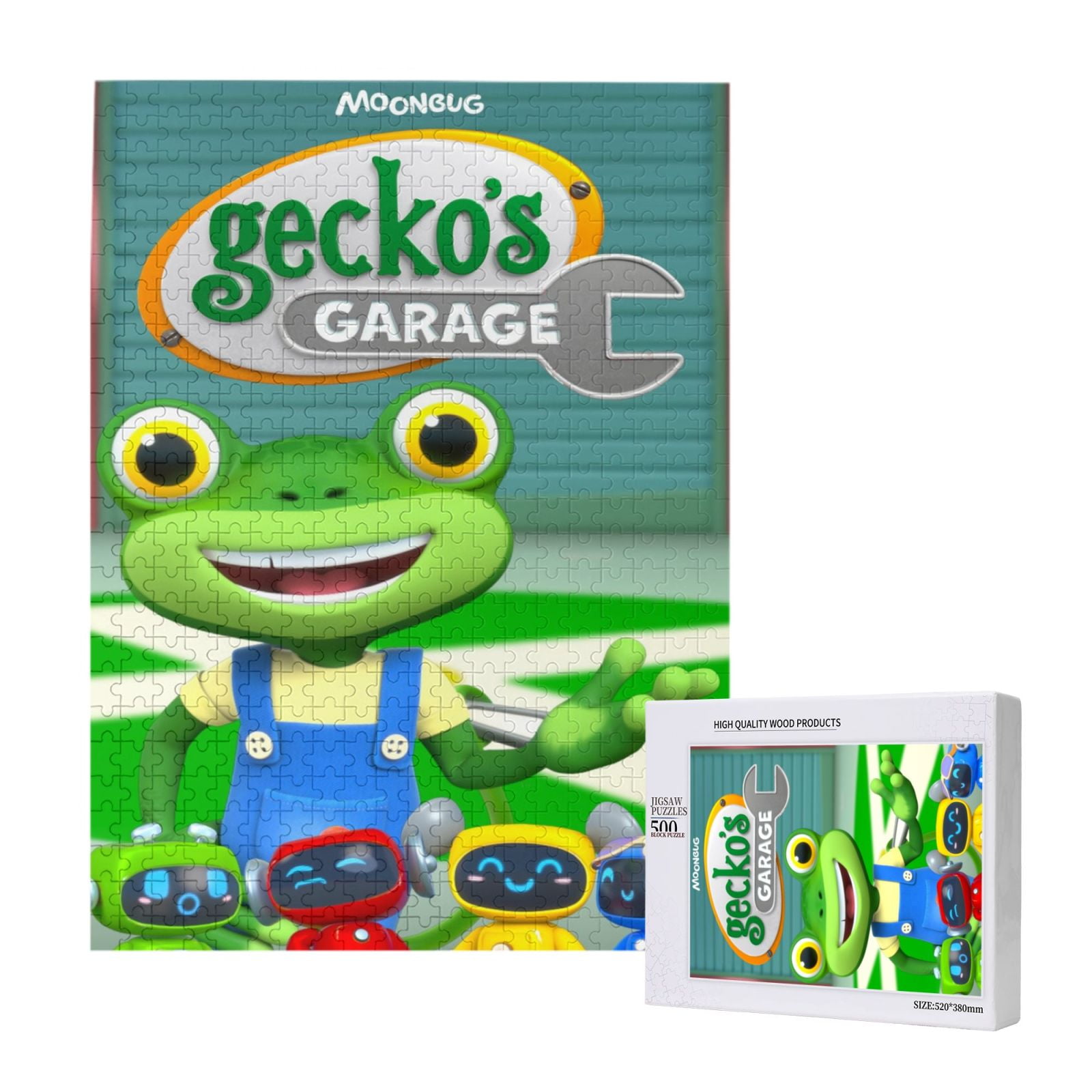 Gecko's GarageJigsaw Puzzle,500 puzzle pieces Gift Toys Art Home Decor ...