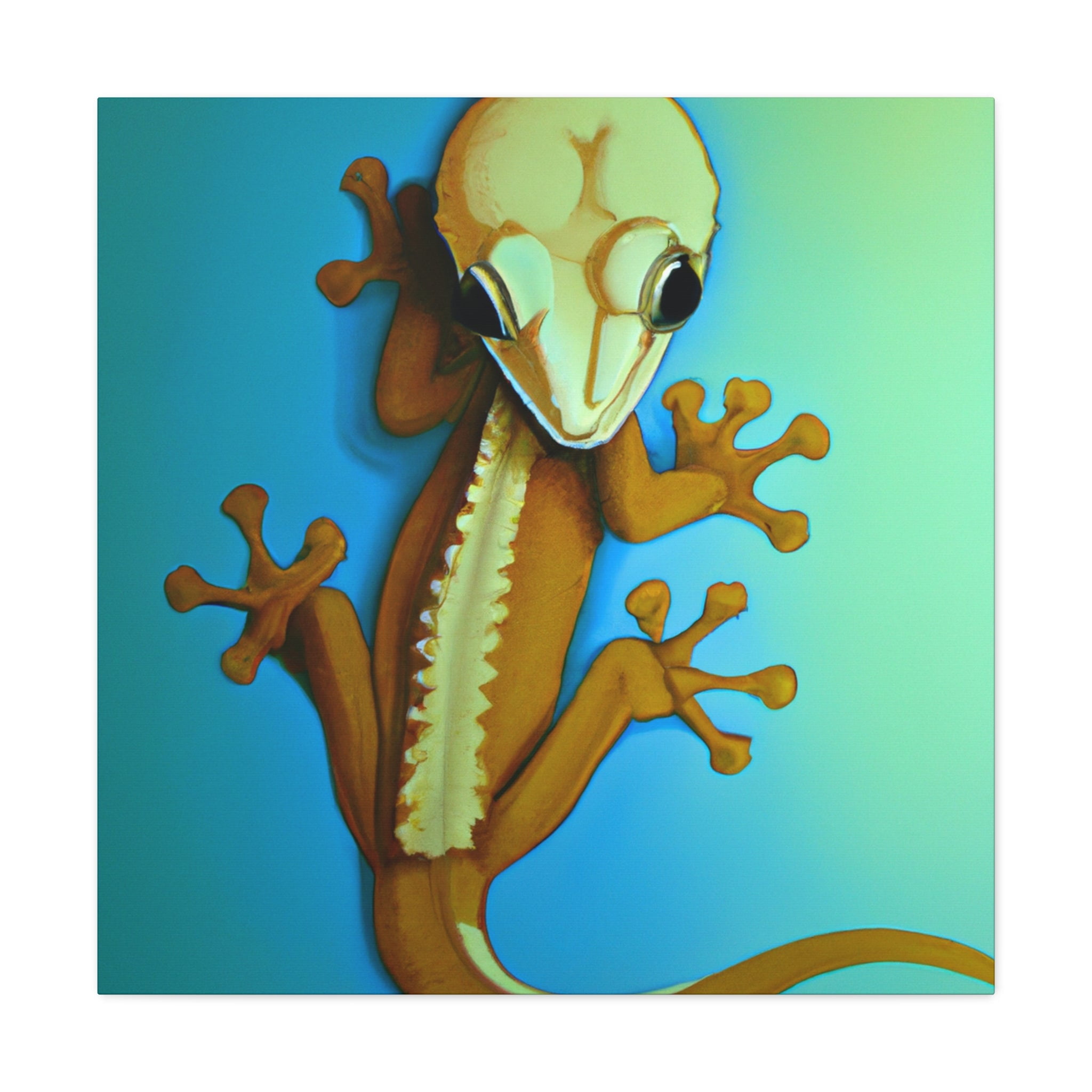 "Gecko's Glamorous Gaze" - Canvas - Walmart.com