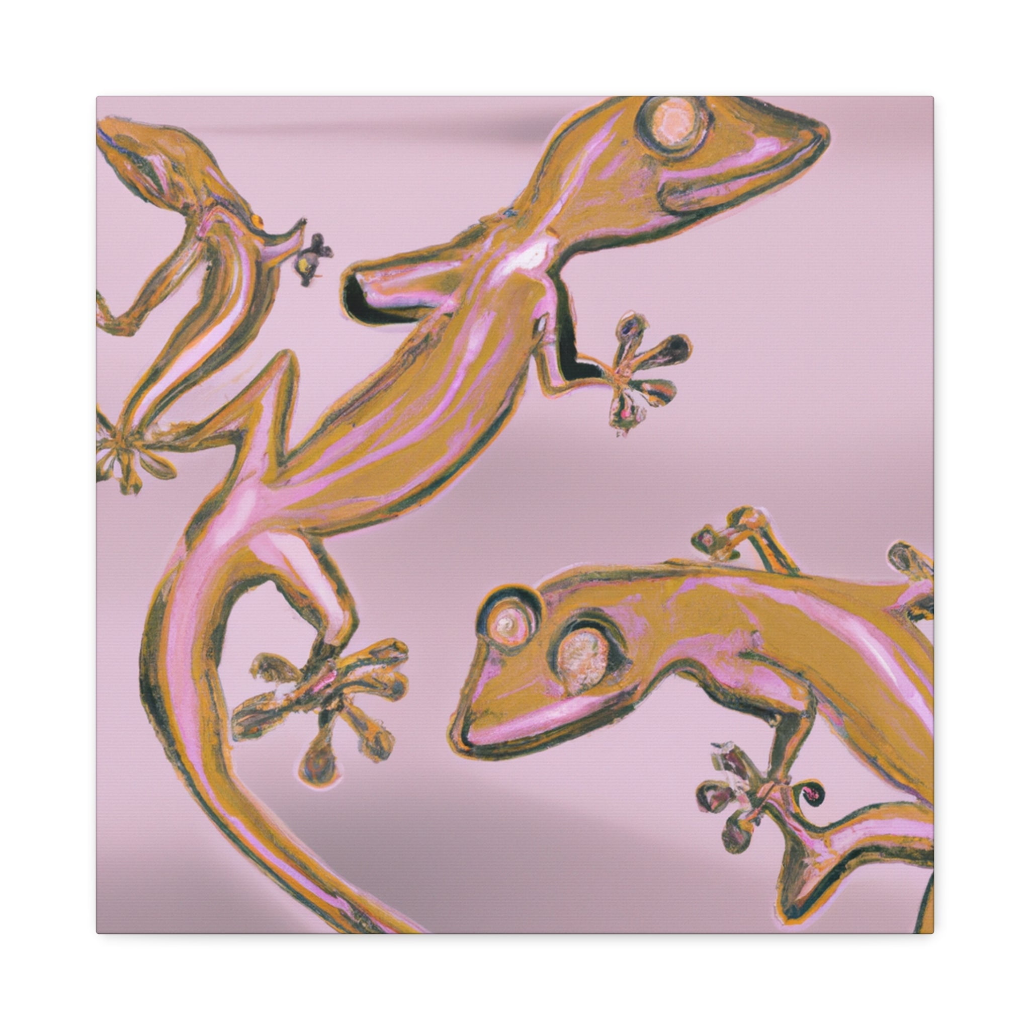 Gecko's Surreal Dream - Canvas - Walmart.com