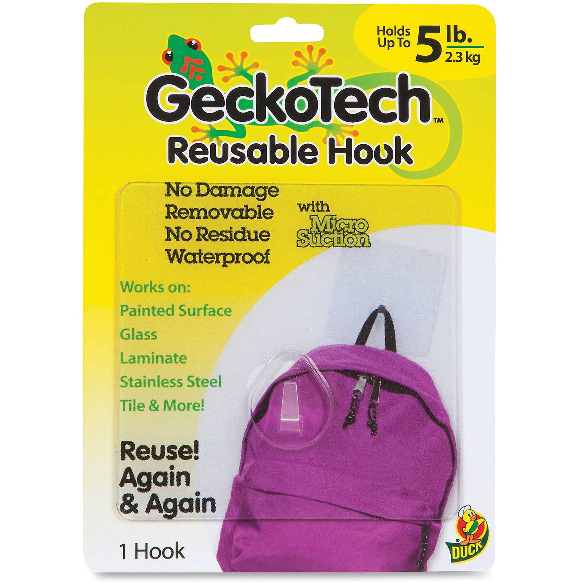 GeckoTech 5lb. Reusable Hooks - Walmart.com