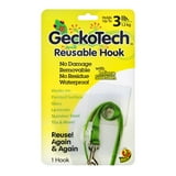 Duck GeckoTech Reusable Hooks, Plastic, 3 lb Capacity, Clear, 1 Hook ...