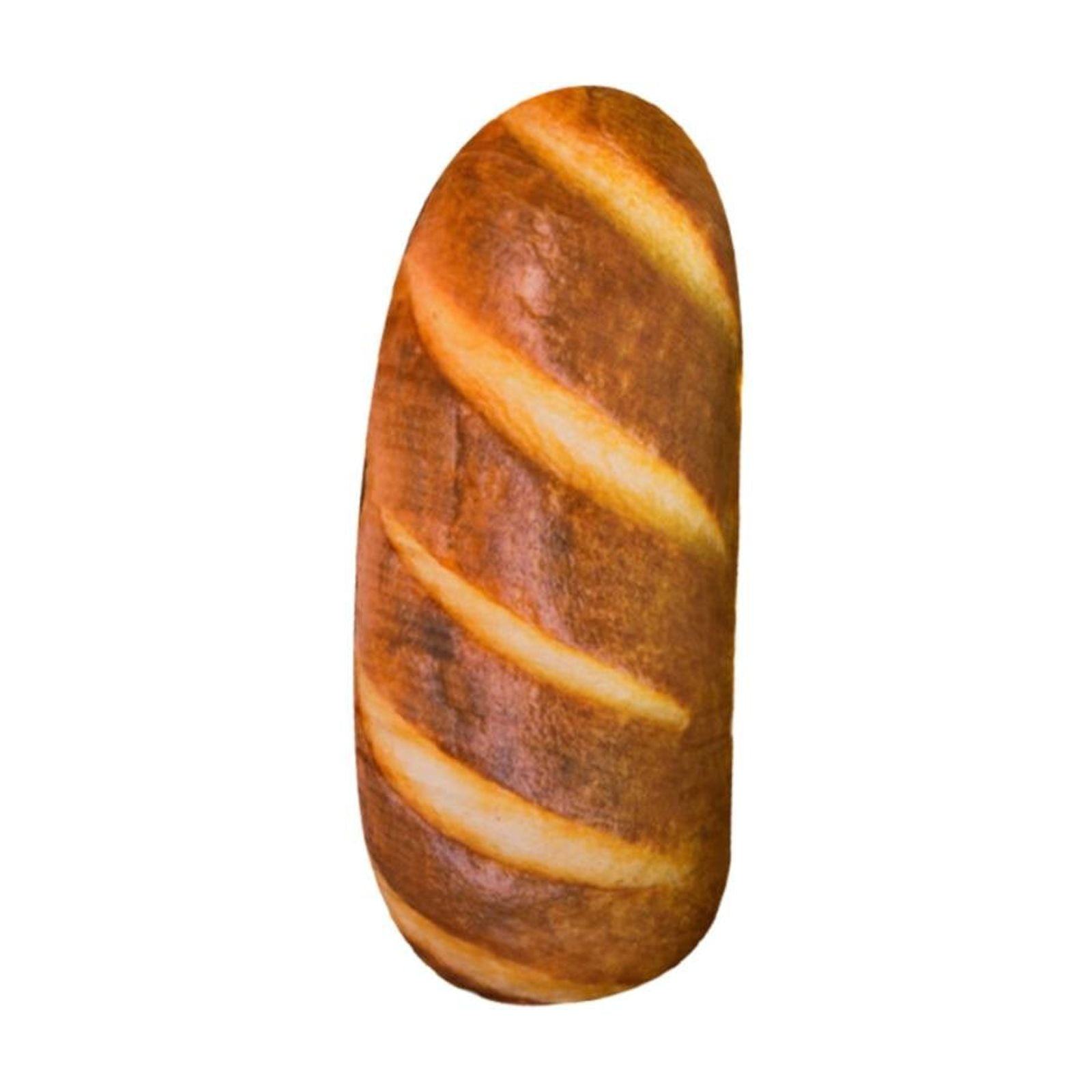 Gecter 3D Bread Shape Pillow Soft Lumbar Back Cushion Funny Food Plush ...