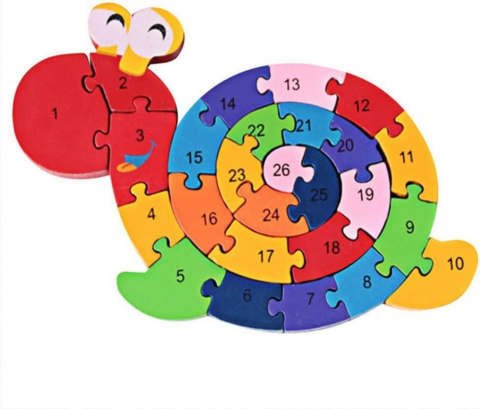 Toy To Enjoy Wooden Chunky Fruit Jigsaw Puzzle (Pack of 12) for Kids ...