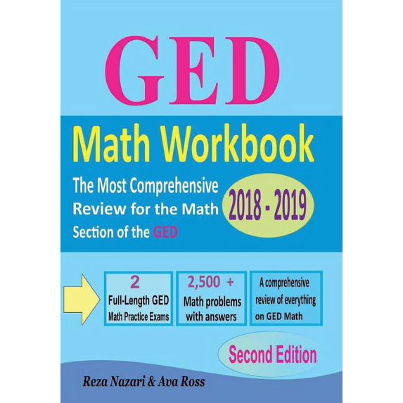 Ged Math Workbook 2018 - 2019 : The Most Comprehensive Review for the ...