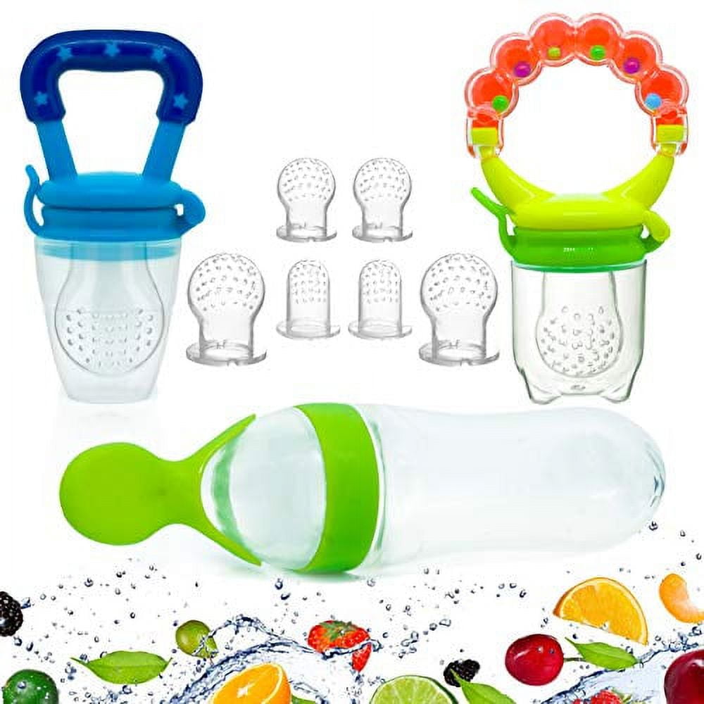 Gedebey Baby Food Feeder, Pacifier Fruit- Fresh Silicone Bottle Squeeze ...