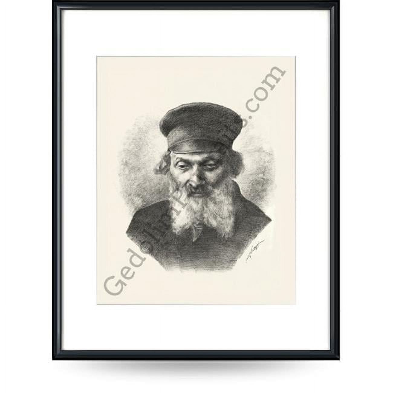 Gedolim Portraits 8 x 10 In. Wall Art - Chofetz Chaim - Rav Yisrael ...