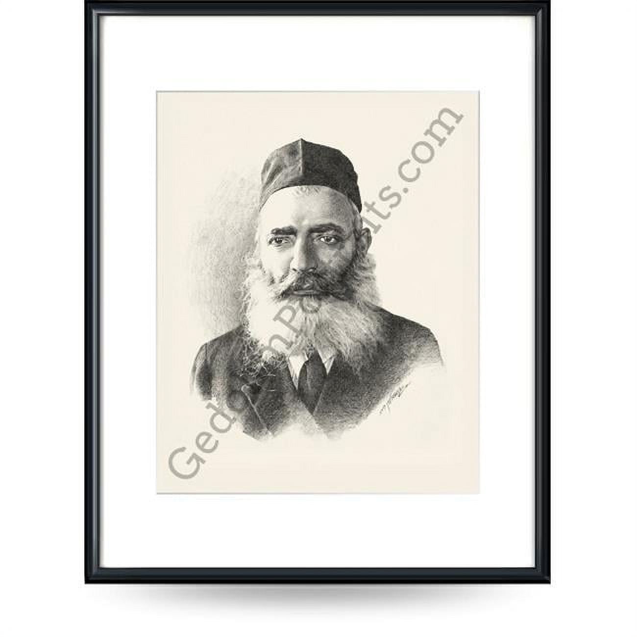 Gedolim Portraits 8 x 10 In. Wall Art - Rav Yeruchom Levovitz Wall Art ...