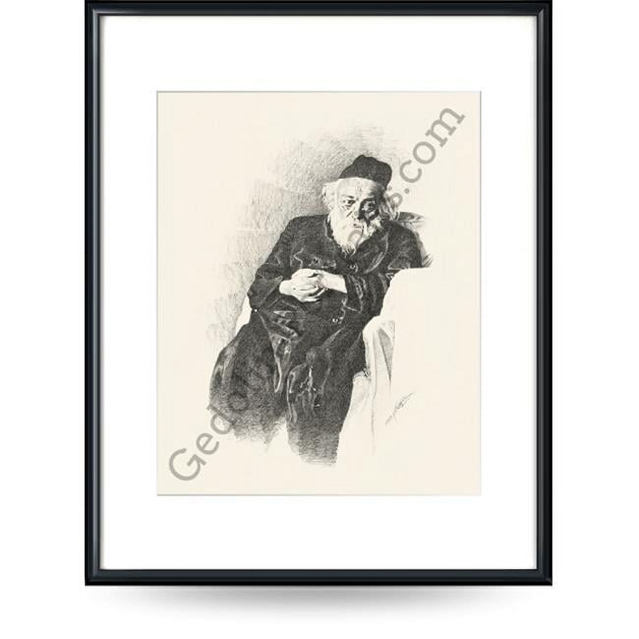 Gedolim Portraits 8 x 10 In. Wall Art - Reb Chaim Brisker - Rav Chaim ...