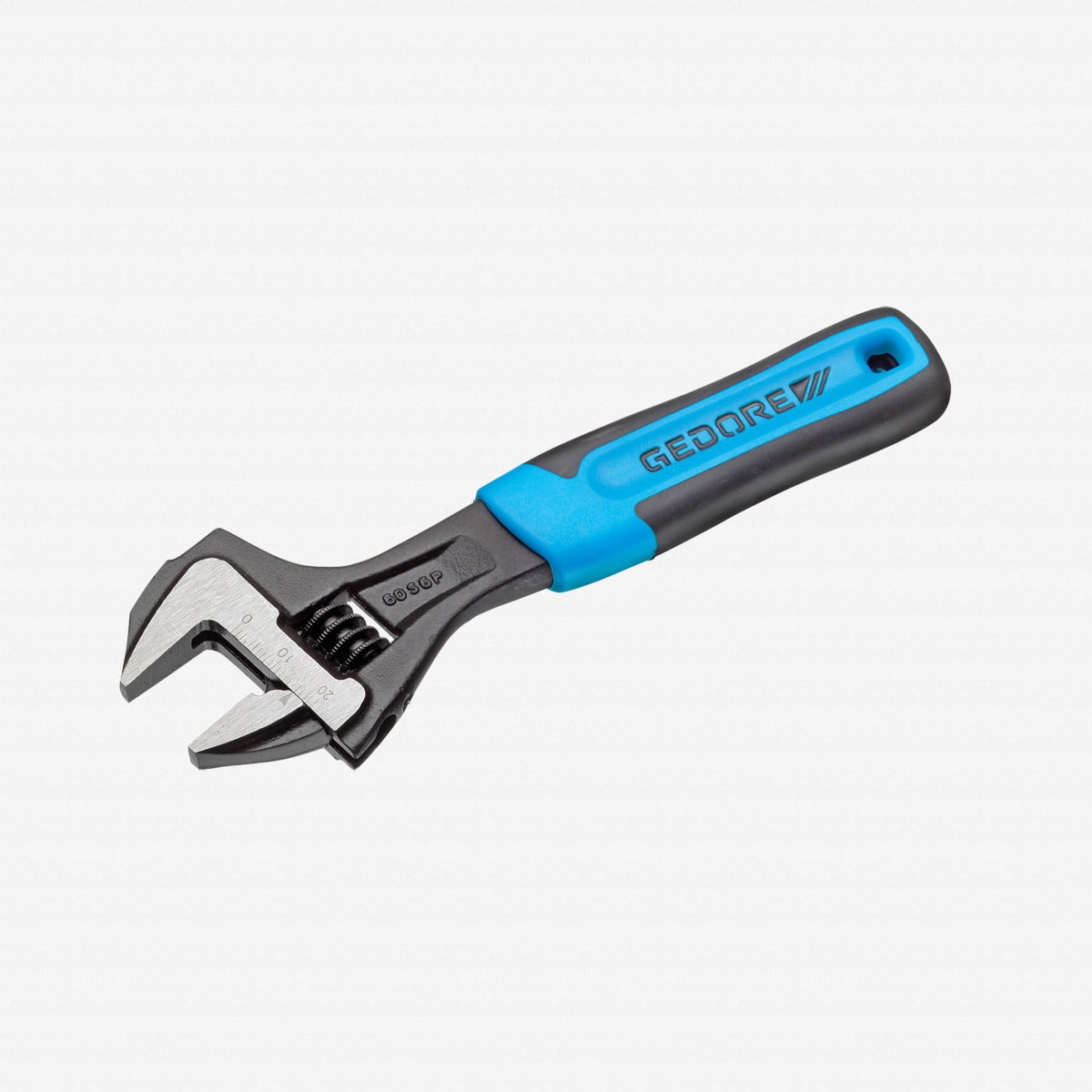Gedore 60 S 8 JP Adjustable spanner, open end, phosphated with plastic ...